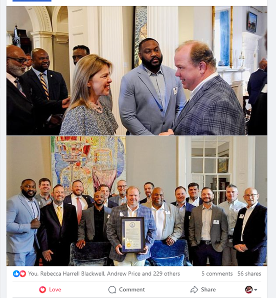 First Lady of VA Recognizes FFVA